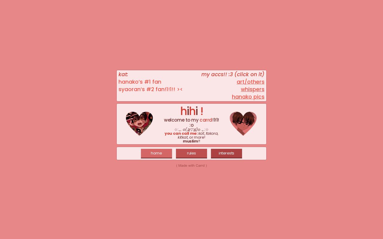 kat’s carrd !! :3